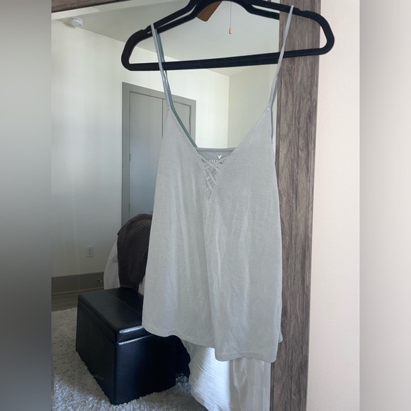 American Eagle Outfitters | Tops | American Eagle Soft And Sexy Blue Spaghetti Strap Tank Top ...